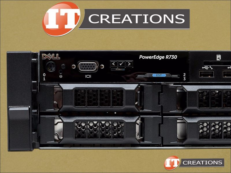 R730 LFF 8 BAY TWO E5-2603V3 1.6GHZ 192GB 2 X 1TB SATA H330