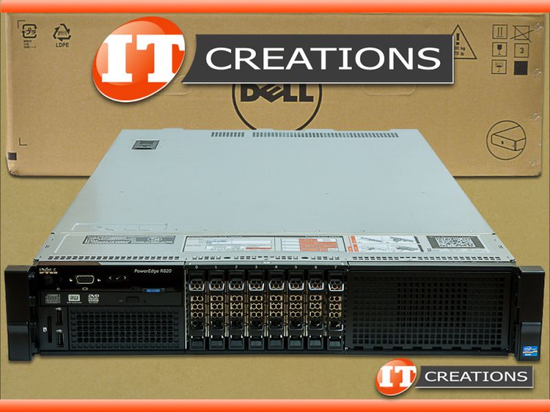 R820 SERVER 8B FOUR E5-4620V2 2.6GHZ 192GB 7 X 600GB 10K SAS H710